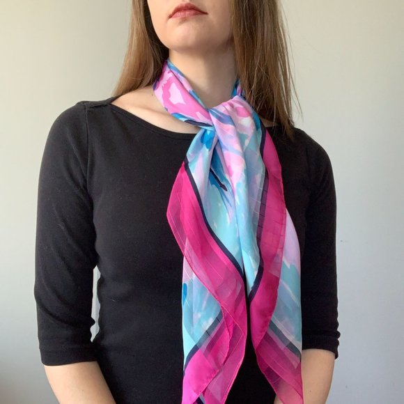 betmar | Accessories | Betmar Vintage 8s Light Pink And Blue Sheer ...